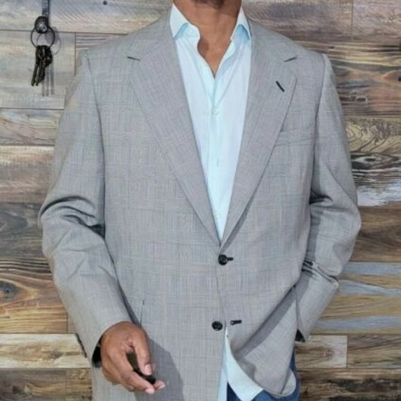 Oxxford | Suits & Blazers | Oxxford Clothes Super Worsted Wool Gray ...